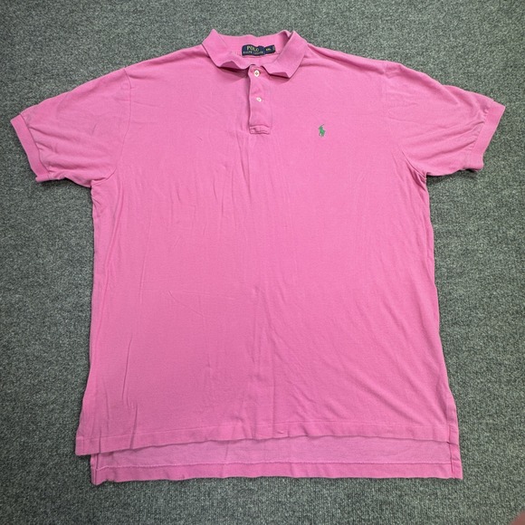 Polo Ralph Lauren | Shirts | Polo Ralph Lauren Polo Mens Xxl Pink Pique ...